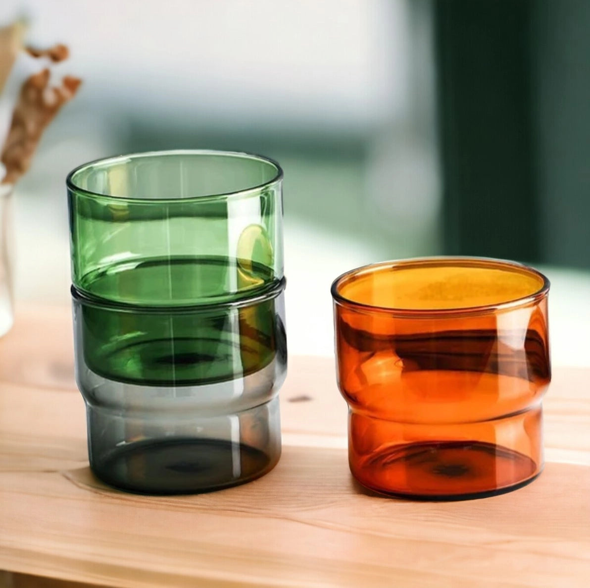 Stackable Glass Cup – Prism Seattle